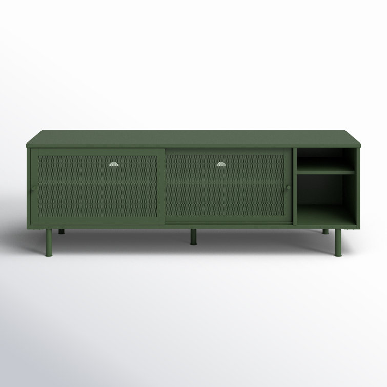 Kolbie 62 Media Console AllModern Color Olive Green